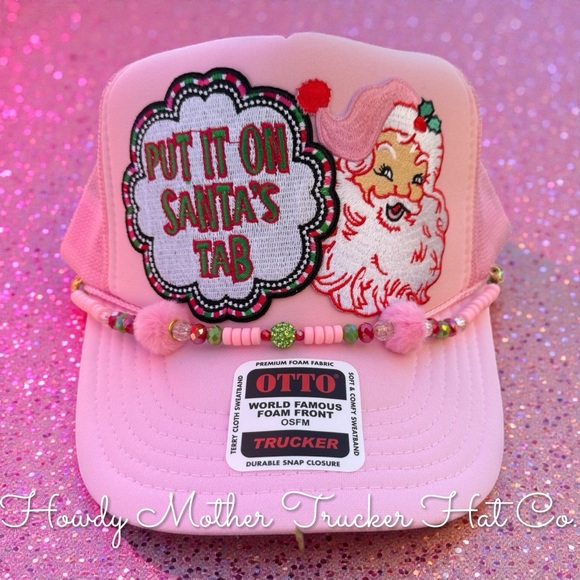 OTTO | Accessories | Pink Santa Trucker Hat | Poshmark